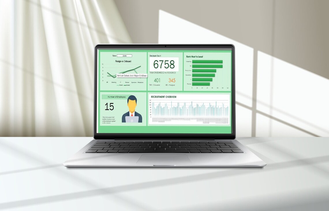 HR Employee Dashboard Template | Excel Templates | HR Employee Data ...