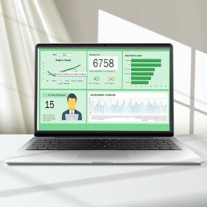 HR Employee Dashboard Template | Excel Templates | HR Employee Data ...