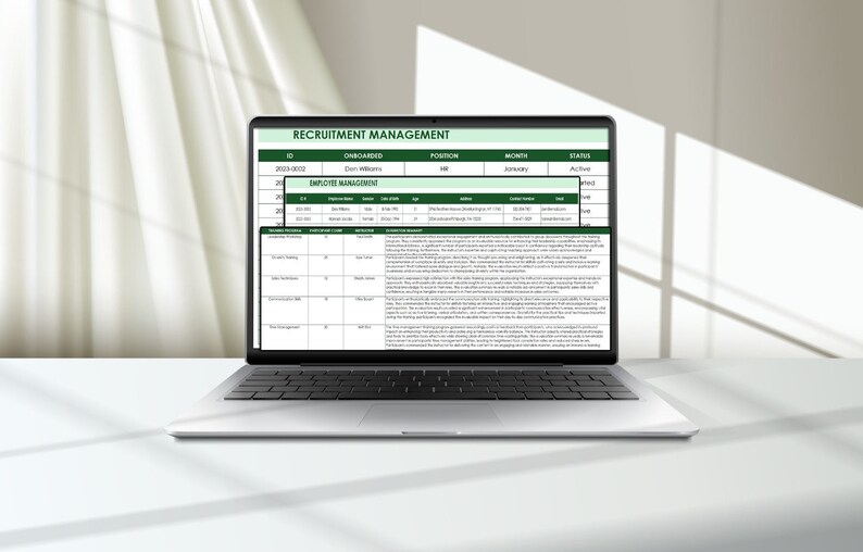 HR Employee Dashboard Template | Excel Templates | HR Employee Data ...