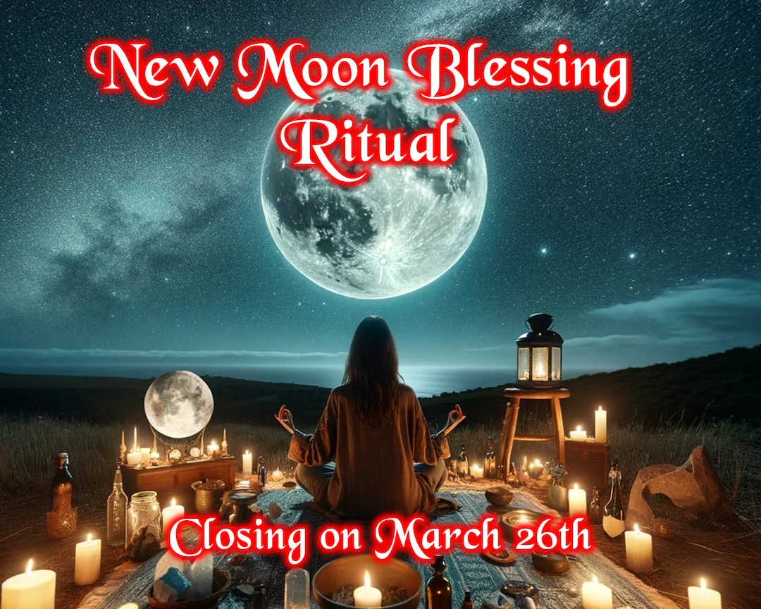 NEW MOON Full Moon Ritual New Beginnings and Setting Intentions ...