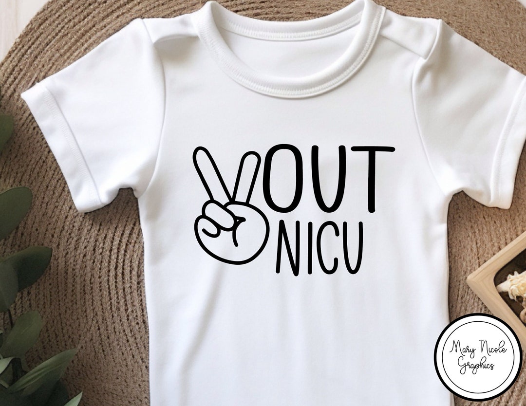 Peace Out NICU Svg Dxf Eps Png Files for Cutting Machines Cameo Cricut ...