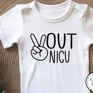 Peace Out NICU Svg Dxf Eps Png Files for Cutting Machines Cameo Cricut ...