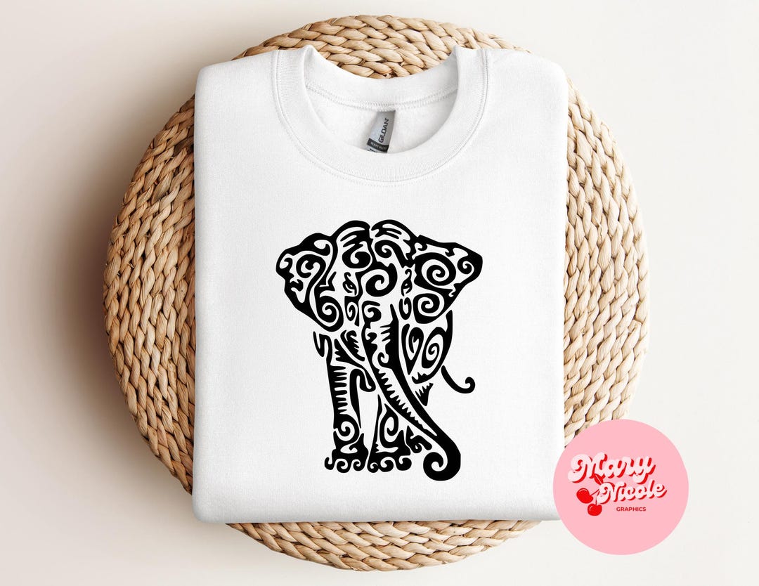 Elephant Dxf Cut File, Elephant Svg Cutting Files for Cricut, Dxf for ...