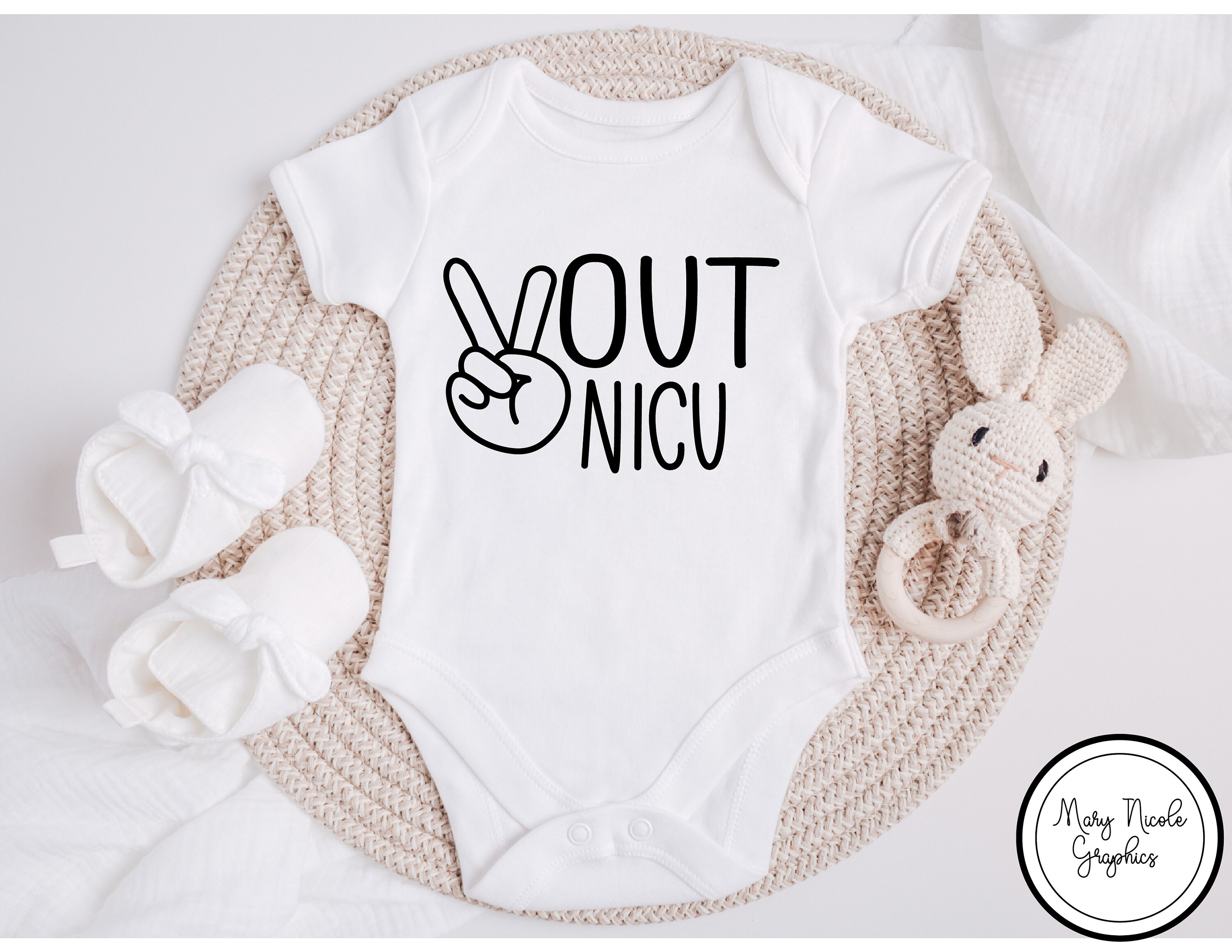 Peace Out NICU Svg Dxf Eps Png Files for Cutting Machines Cameo Cricut ...