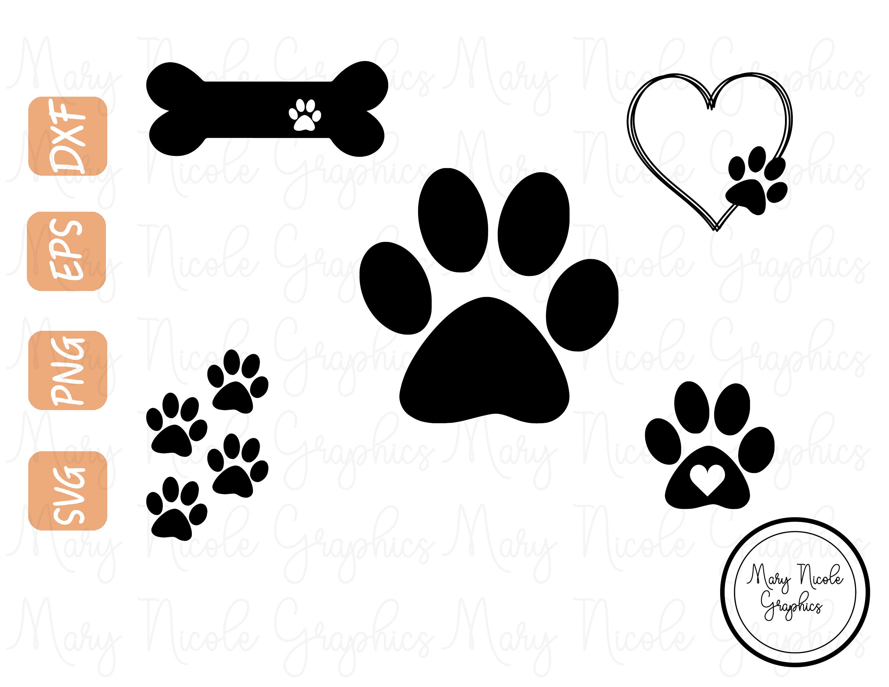 Paw Print Svg, Dog Paw Print Svg, Dog Paw Svg, Paw Svg, Dog Mom Svg ...