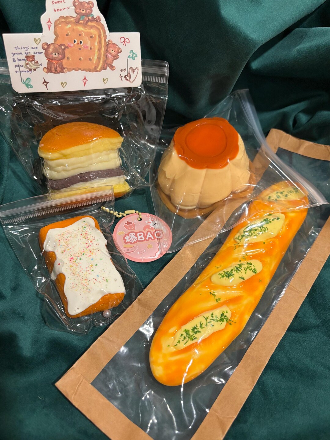 All Food Taba Squishy Cute Keychain Stress Relief and Fun - Keychain ...