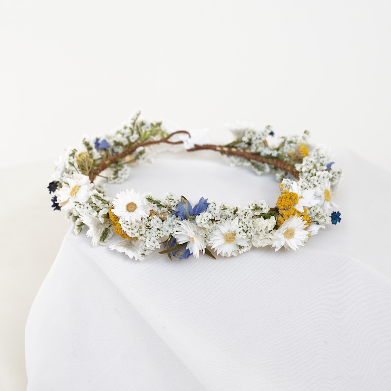 Boho Bride Crown,dried Flowers Crown,bridal Crowns,wedding Crow,newborn ...