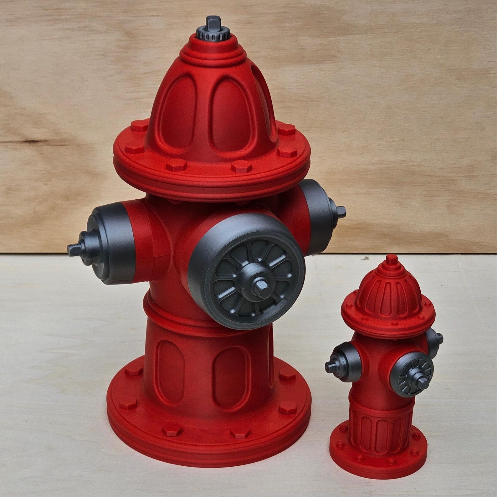 Fire Hydrant Pencil Storage Creative Geocaching Container Firefighter ...