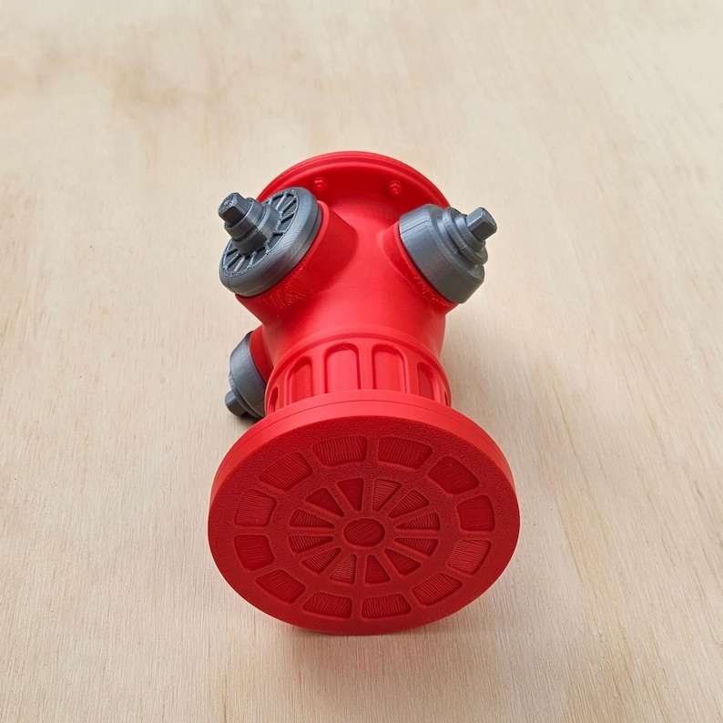 Fire Hydrant Pencil Storage Creative Geocaching Container Firefighter ...