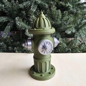 Fire Hydrant Pencil Storage Creative Geocaching Container Firefighter ...