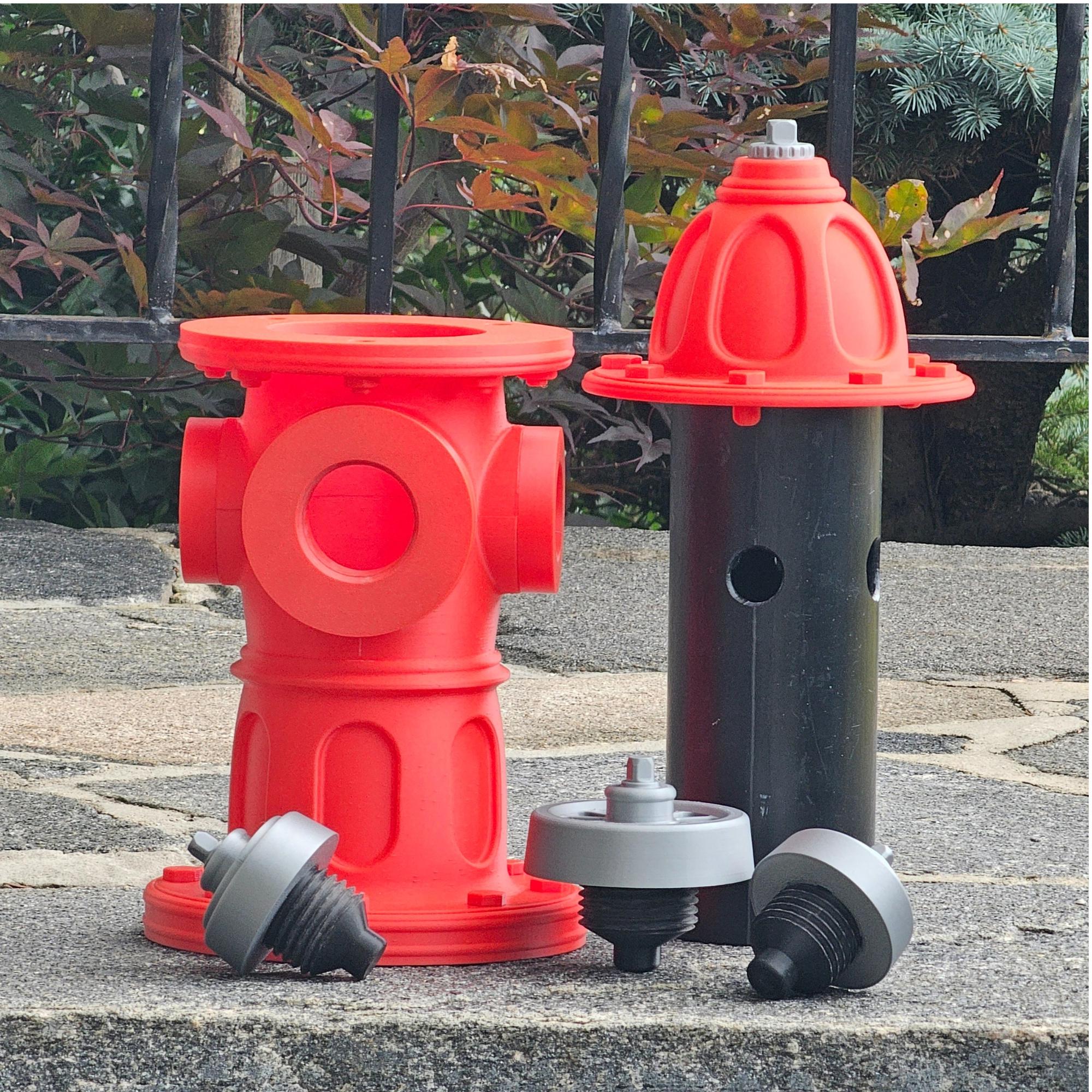3d-printed Fire Hydrant Decor With Hidden Compartment, Firefighter Gift ...