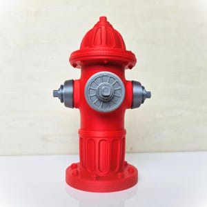 Fire Hydrant Pencil Storage Creative Geocaching Container Firefighter ...