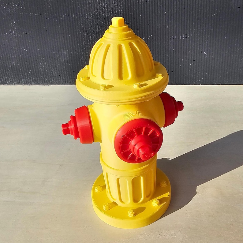 Fire Hydrant Pencil Storage Creative Geocaching Container Firefighter ...