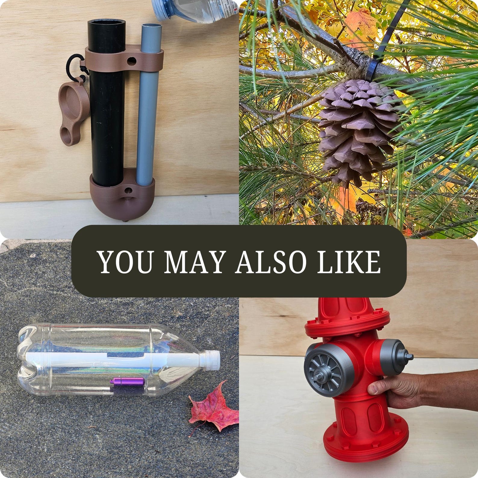 Fire Hydrant Pencil Storage Creative Geocaching Container Firefighter ...