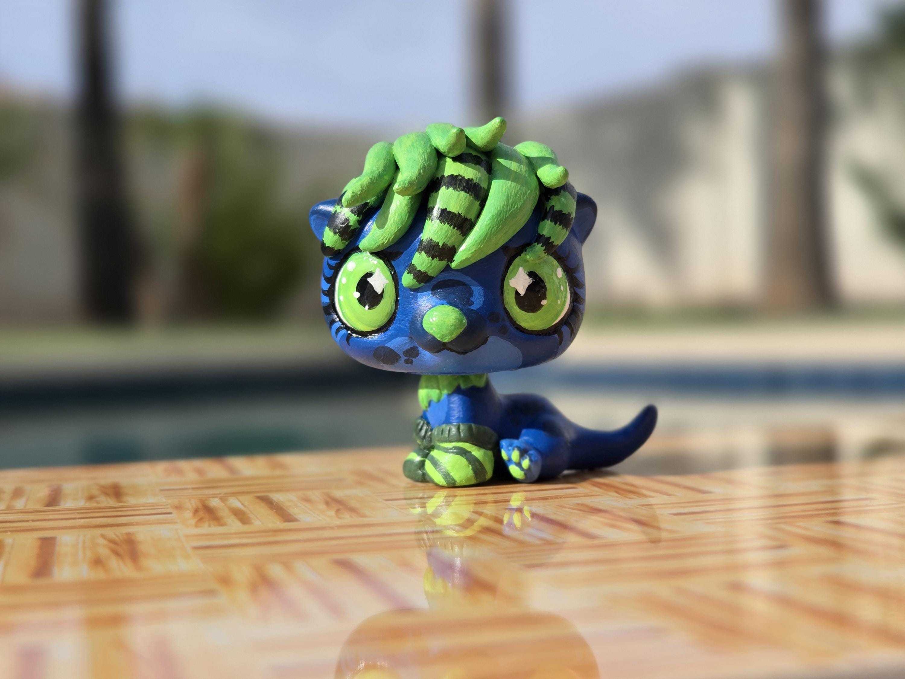 LPS Littlest Pet Shop Custom OOAK Emo Scene Punk Otter - Etsy