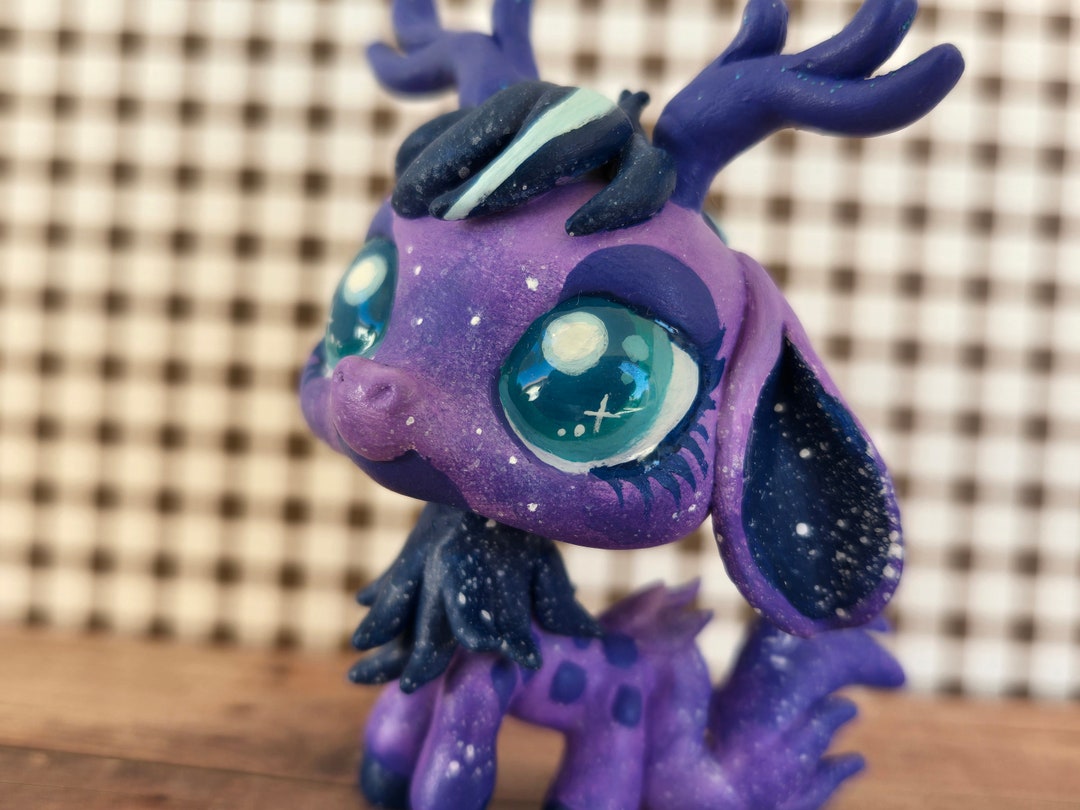 LPS Littlest Pet Shop Custom || OOAK Outer Space Galaxy Giraffe - Etsy