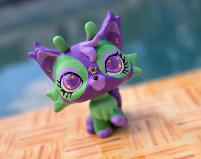 LPS Littlest Pet Shop Custom || OOAK Alien Outer Space Kitten Cat - Etsy