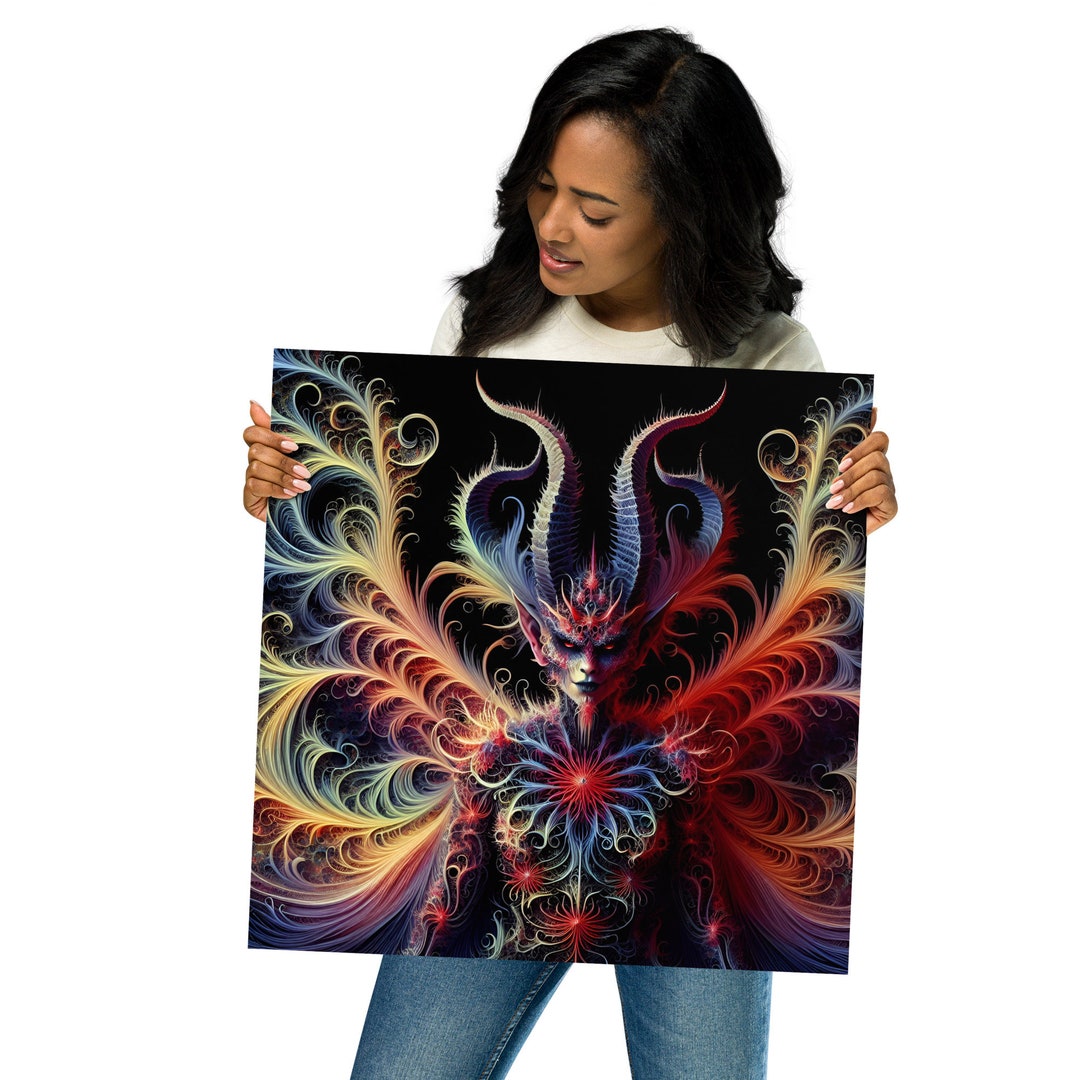 Photo Paper Poster Demonic Fantasy 5 Demonic Wall Art Mature Wall Art ...