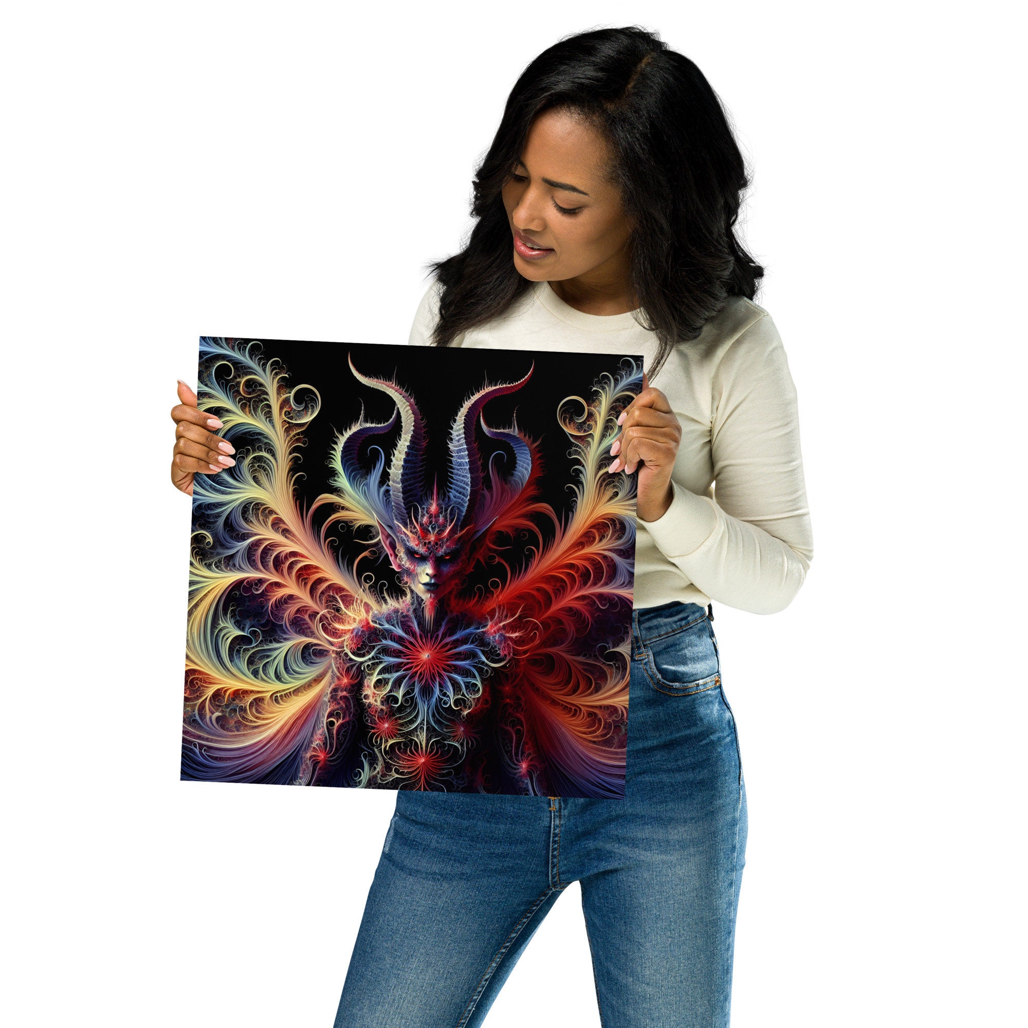 Photo Paper Poster Demonic Fantasy 5 Demonic Wall Art Mature Wall Art ...