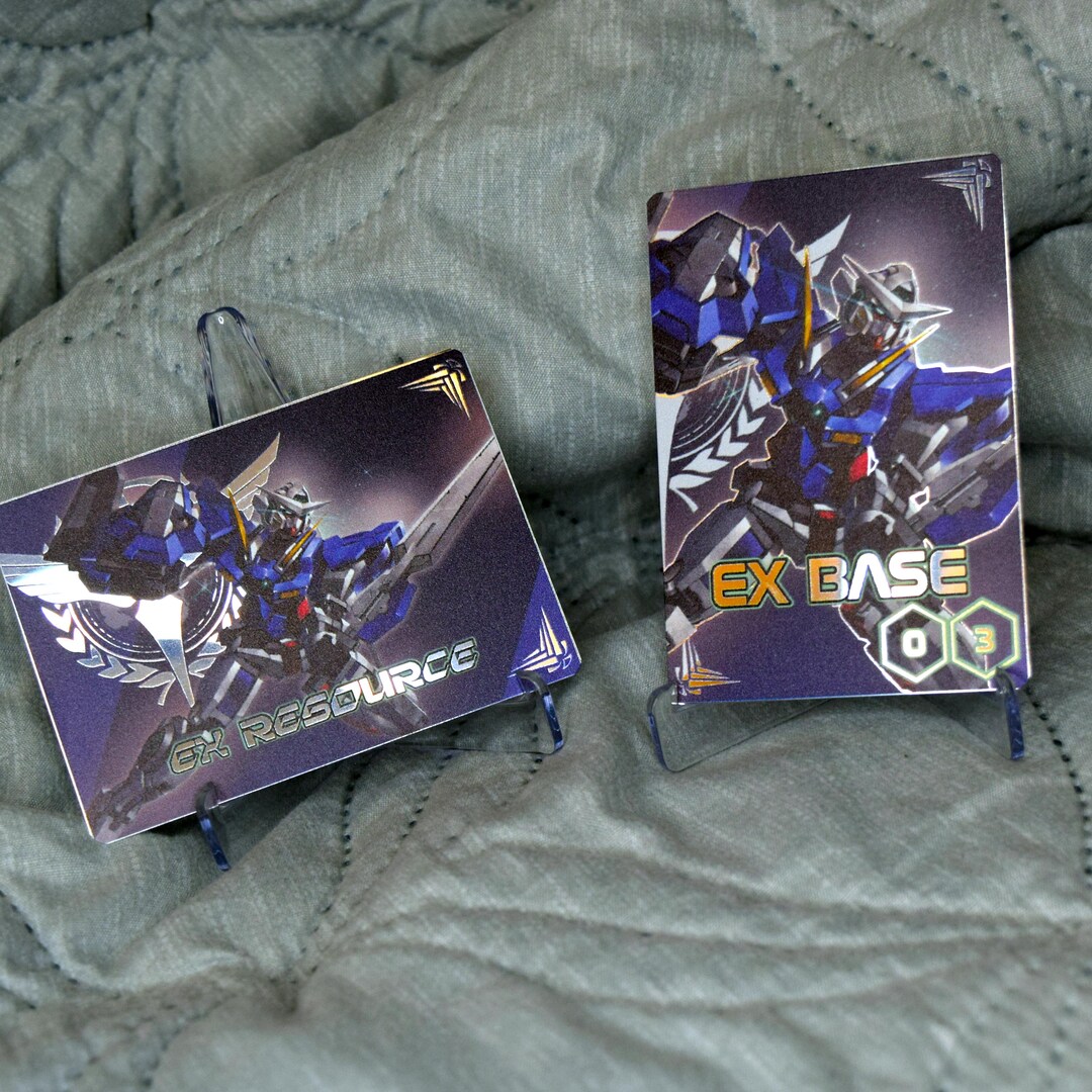 Exia Gundam EX Resource/base Metal Tokens for Gundam Card Game TCG GN ...