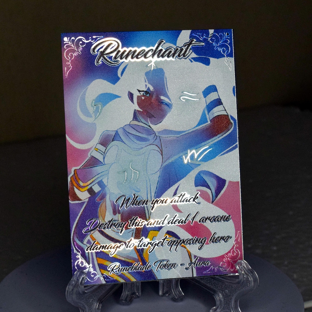 Metal Aurora Runechant Token for Flesh and Blood TCG - Etsy