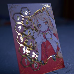 Tamayura Gold Metal Energy Counter/energy Generator for Cardfight ...