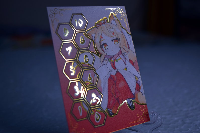 Tamayura Gold Metal Energy Counter/energy Generator for Cardfight ...