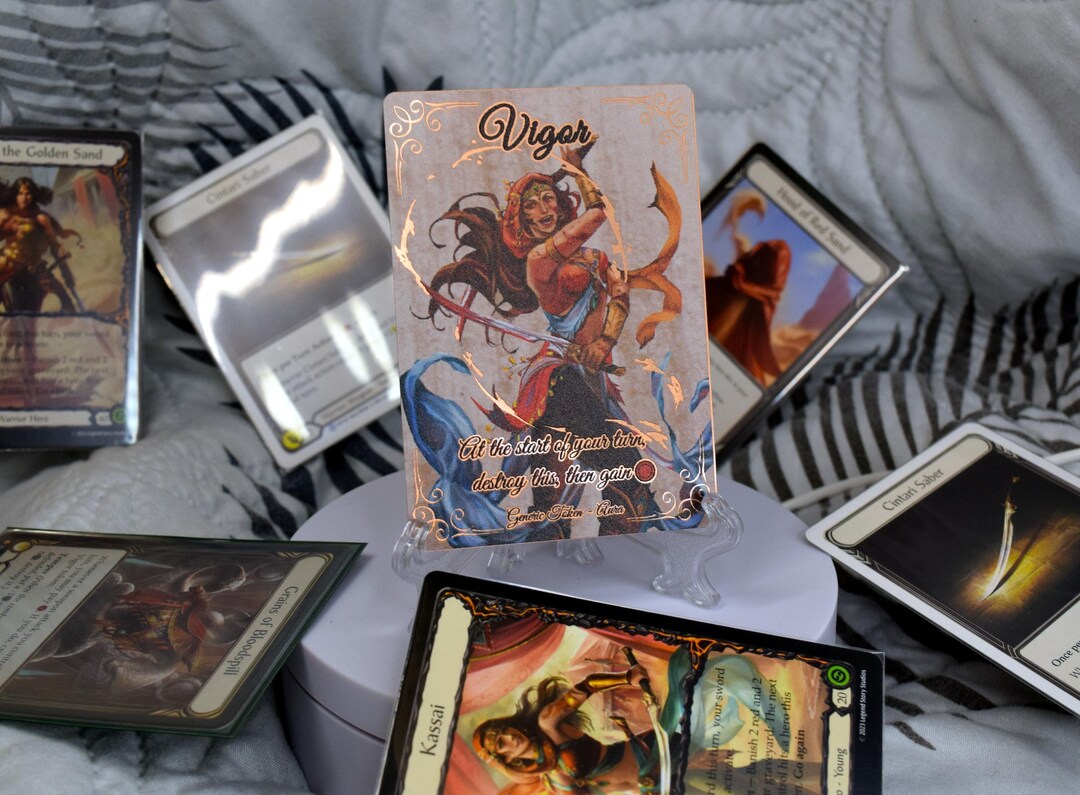 Metal Kassai Vigor Token for Flesh and Blood TCG Heavy Hitters - Etsy