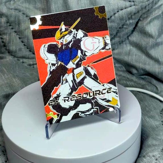 Barbatos EX Resource/ex Base Metal Tokens for Gundam Card Game TCG - Etsy