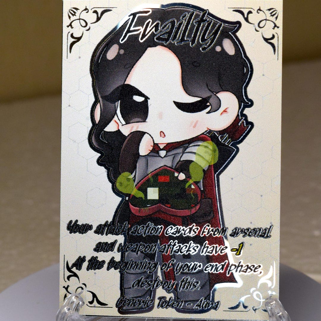 Metal Azalea Frailty Token for Flesh and Blood TCG - Etsy