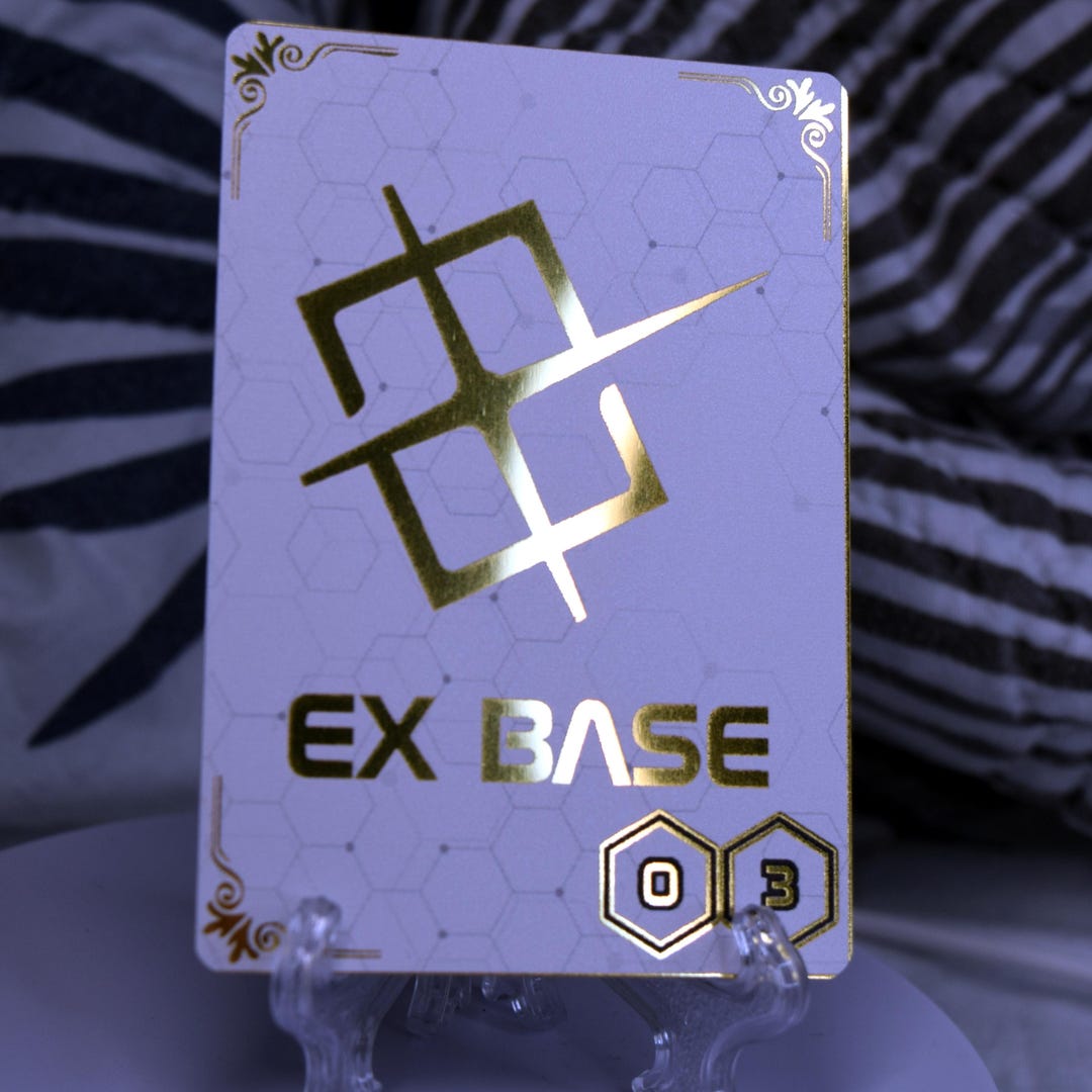 Metal EX Base Token for Gundam TCG - Etsy