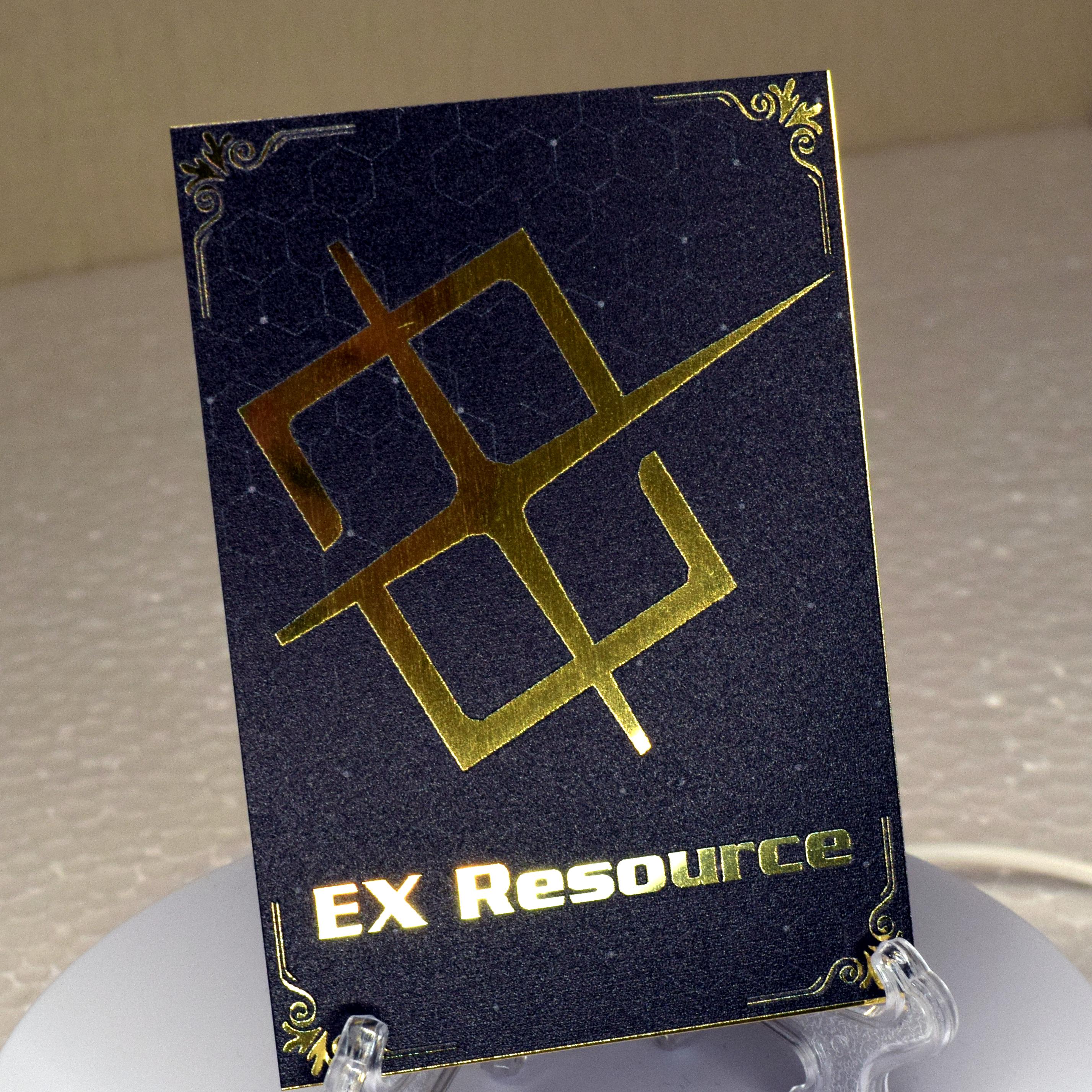 Metal EX Resource Token for Gundam TCG - Etsy