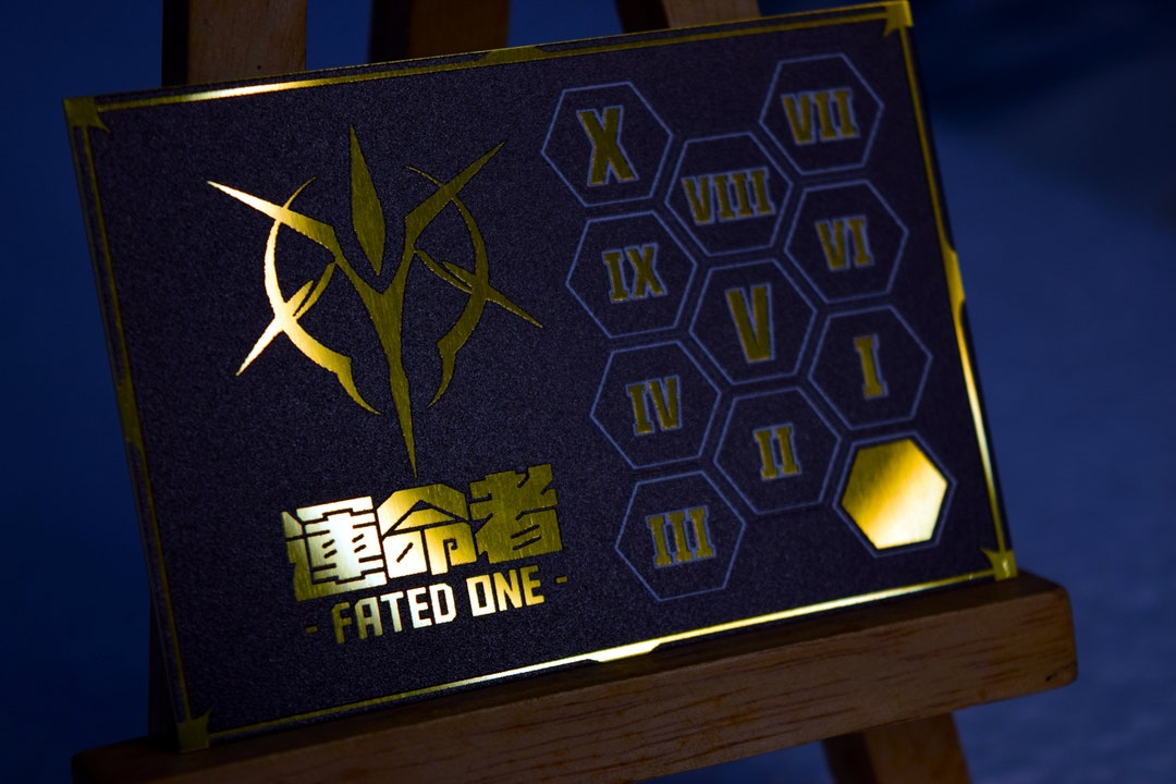Metal Fated One Energy Marker for Cardfight!! Vanguard - Etsy
