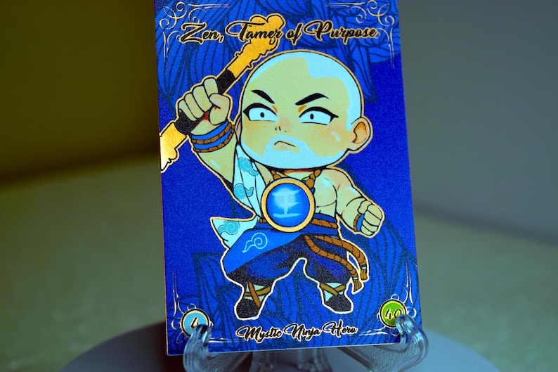 Chibi Enigma, Zen, Nuu Hero Card Proxy for Flesh and Blood TCG - Etsy