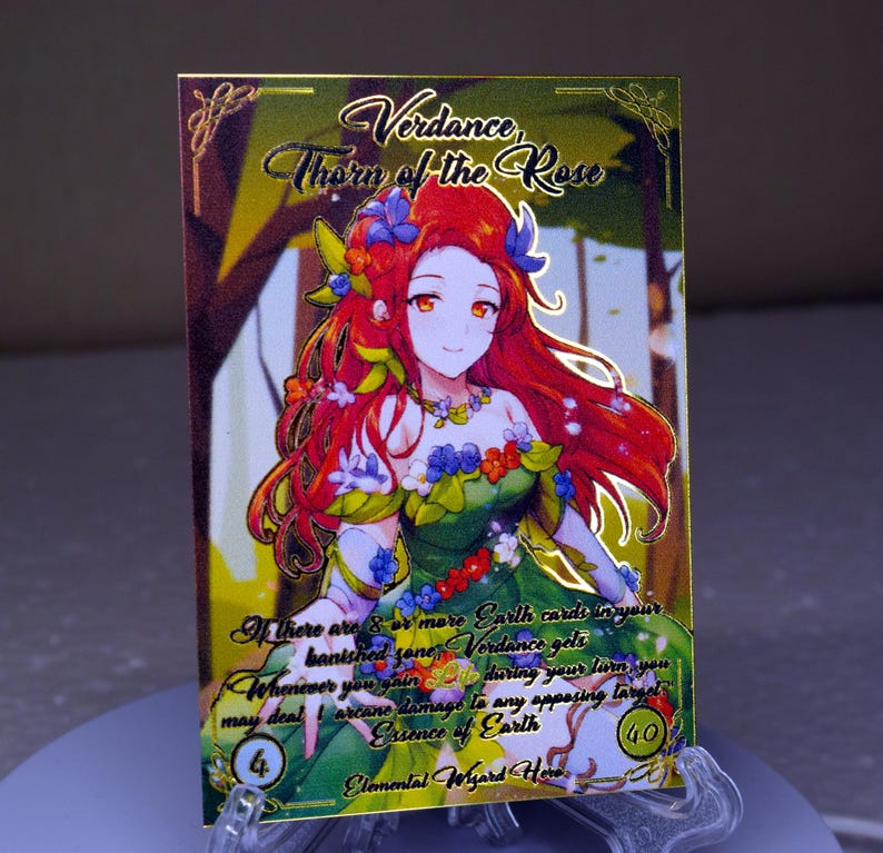 Verdance, Oscillio, Aurora, Florian Metal CC Hero Card Proxy for Flesh ...