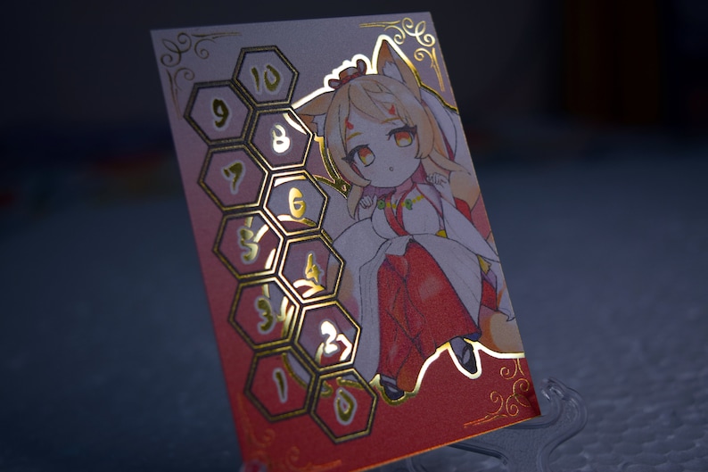 Tamayura Gold Metal Energy Counter/energy Generator for Cardfight ...