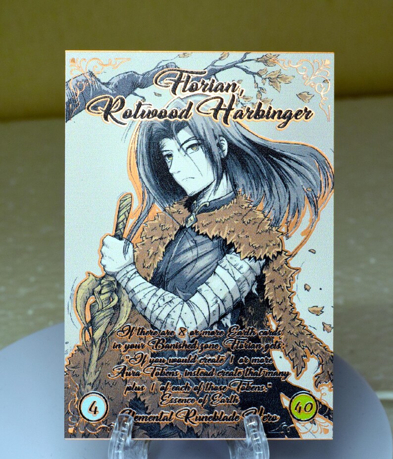 Verdance, Oscillio, Aurora, Florian Metal CC Hero Card Proxy for Flesh ...