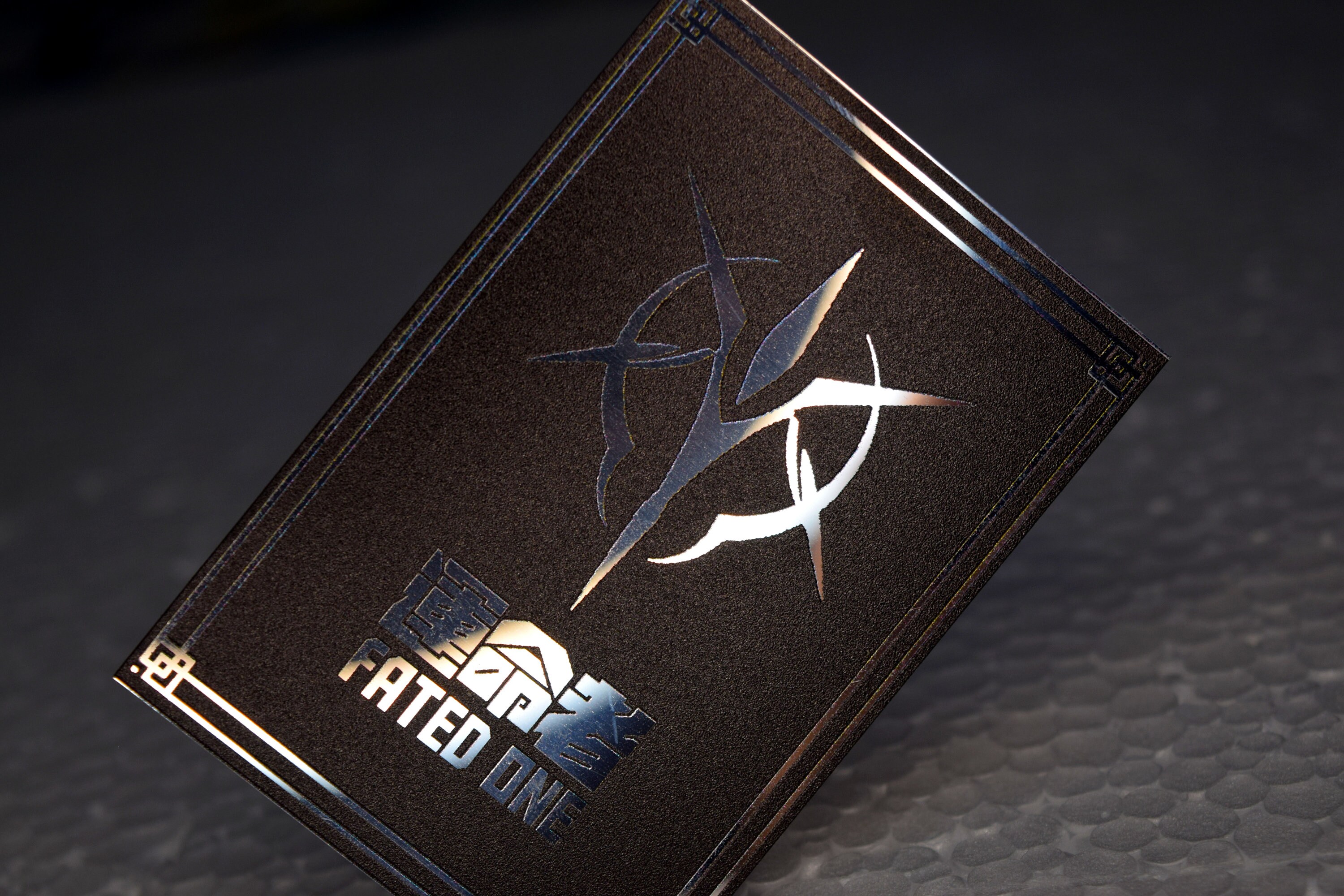 Metal Engraved Destined One/fated One Divine Skill Marker for Cardfight ...