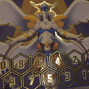 Rezael Metal Energy Counter and Divine Skill Marker for Cardfight ...