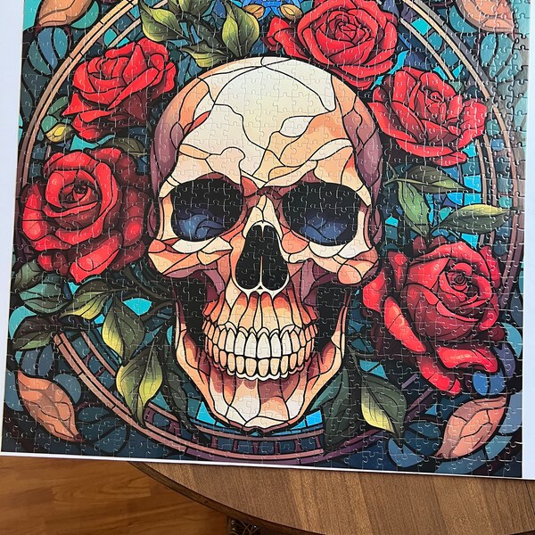 Sugar Skull Puzzle - Etsy