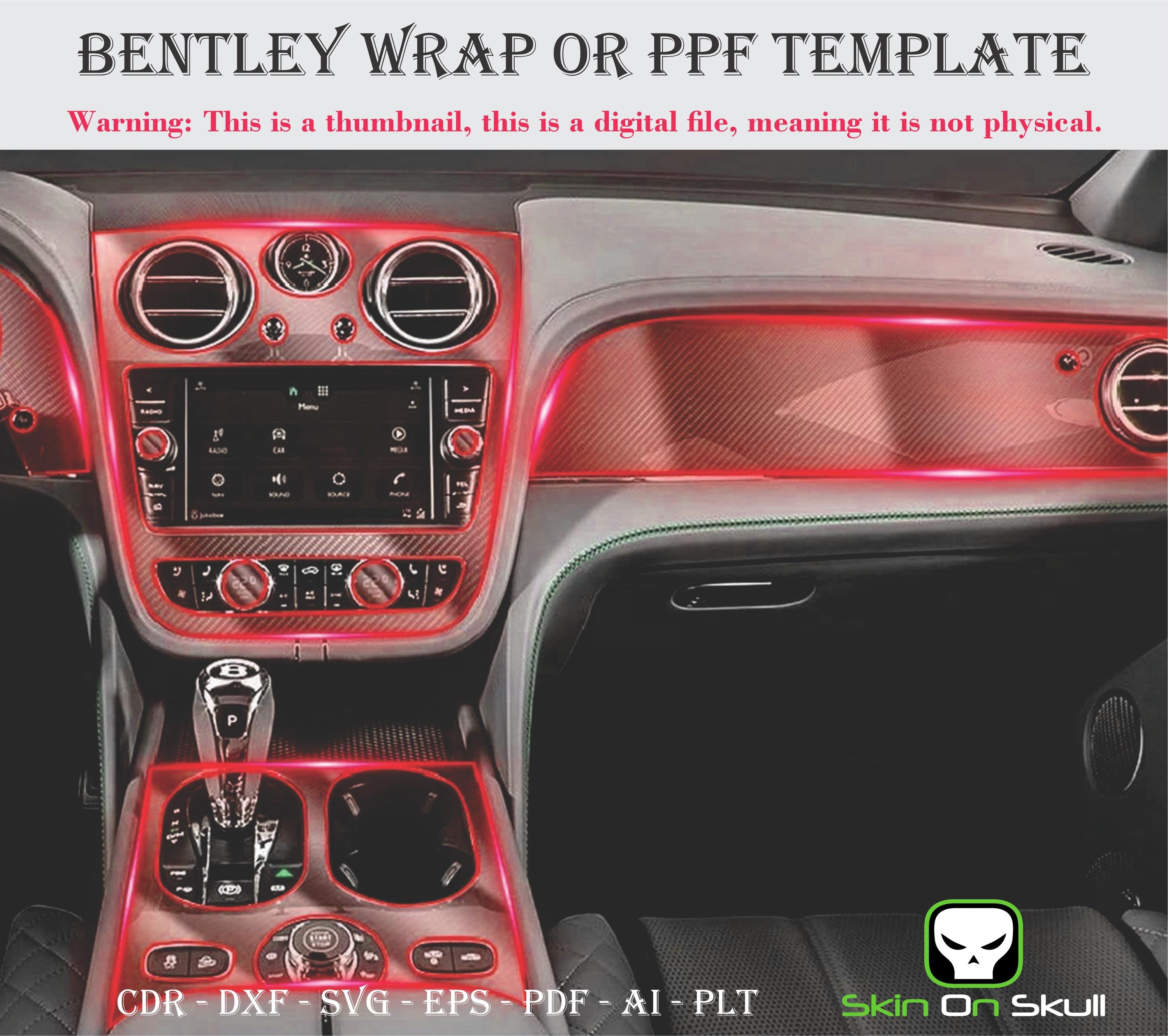Bentley Bentayga 2016 - Wrap Template - Scale Template Design Vector ...