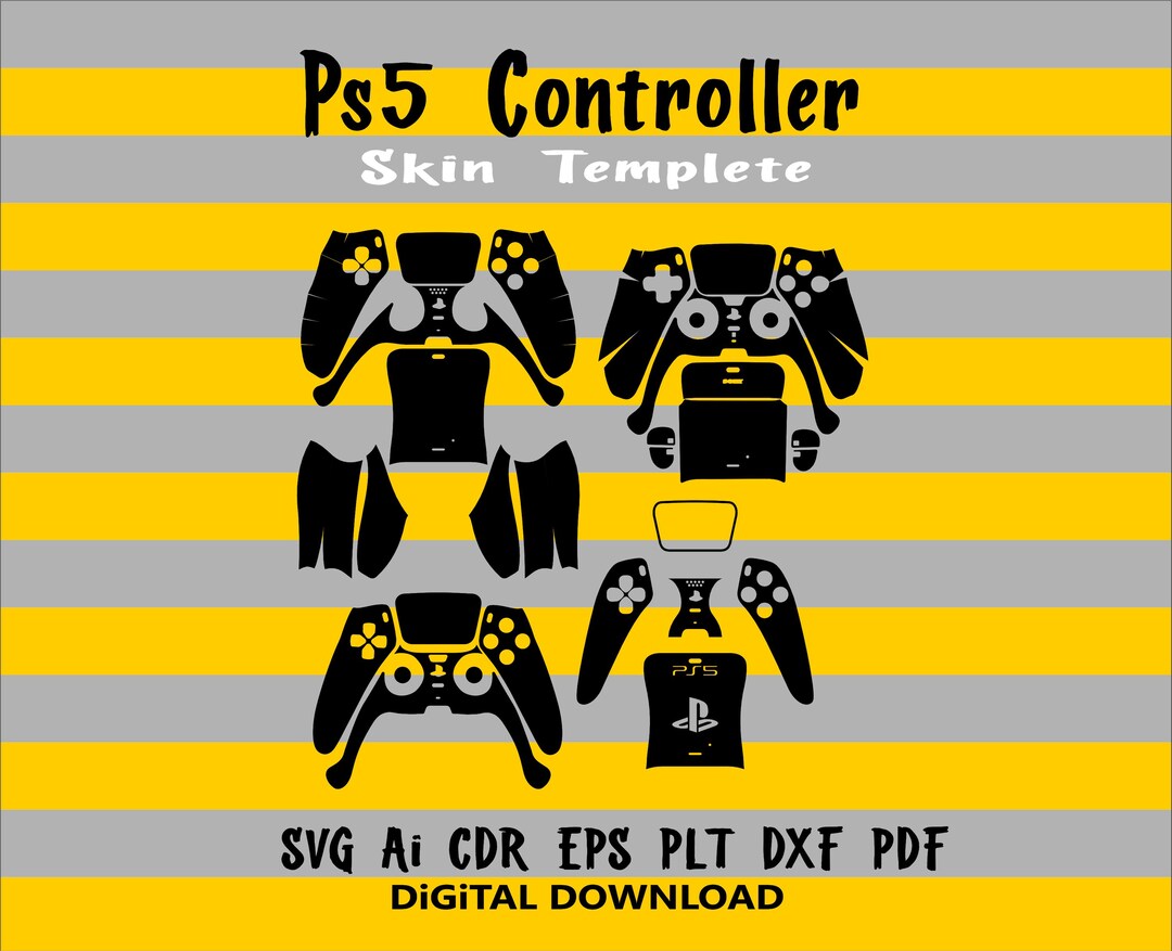 Ps5 Controller Vector Cut File - Ps5 Controller Vector Cut File - Wrap ...