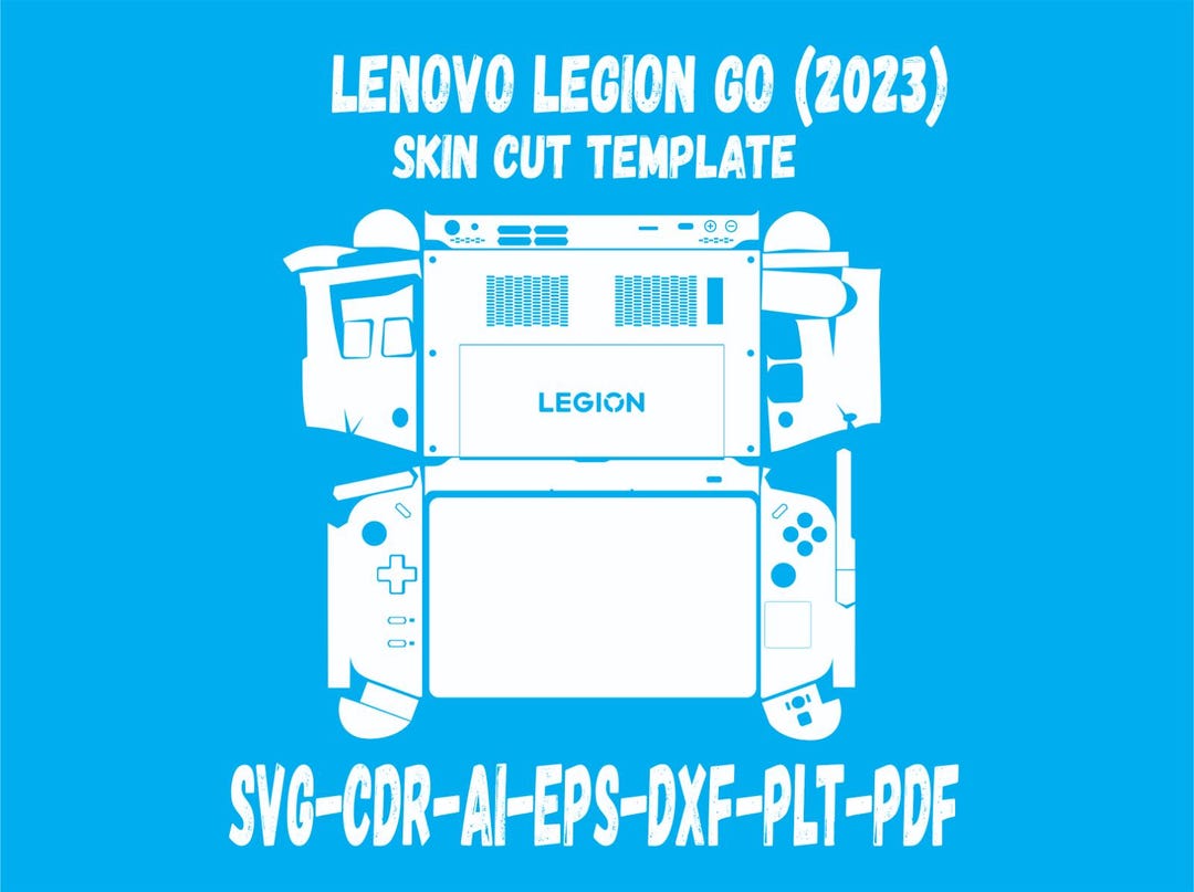 Lenovo Legion Go 2023 Skin Vector Template File Skin Die Cut Layout ...