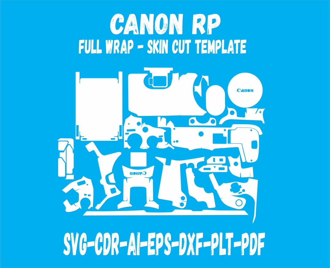 Canon RP Skin Cut File Skin Template Vector Layout Skin Die Cuts File ...