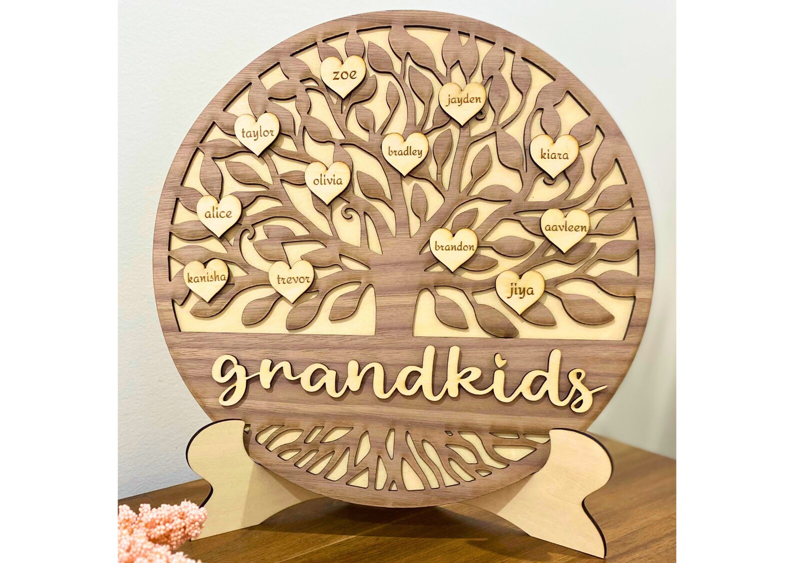 Personalized Family Tree Gift for Grandma Mothers Day Gift for Grandma ...