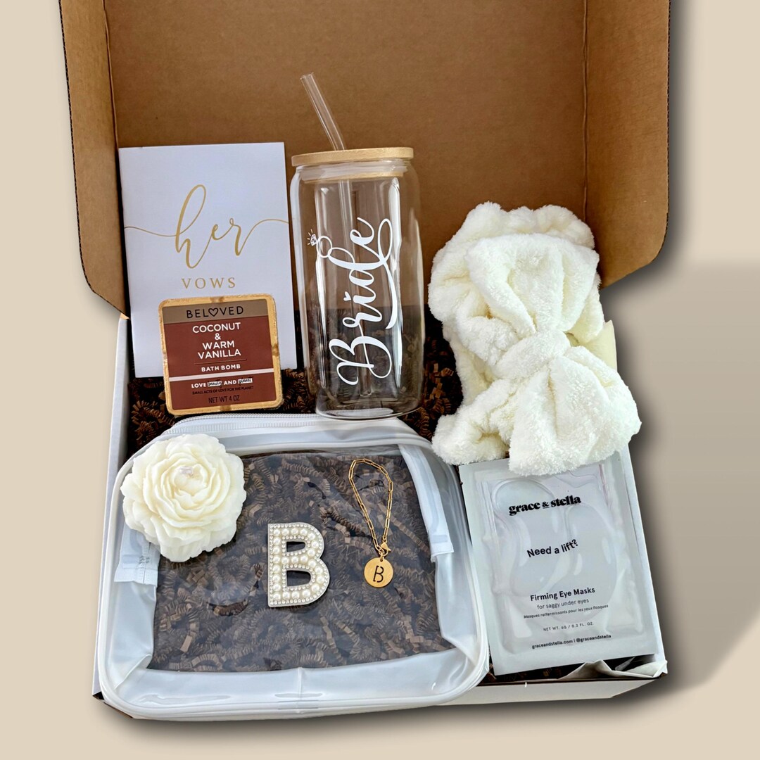 Bride Gift Box Bride Shower Gift Bride Gift Bag Wedding Gift Box ...