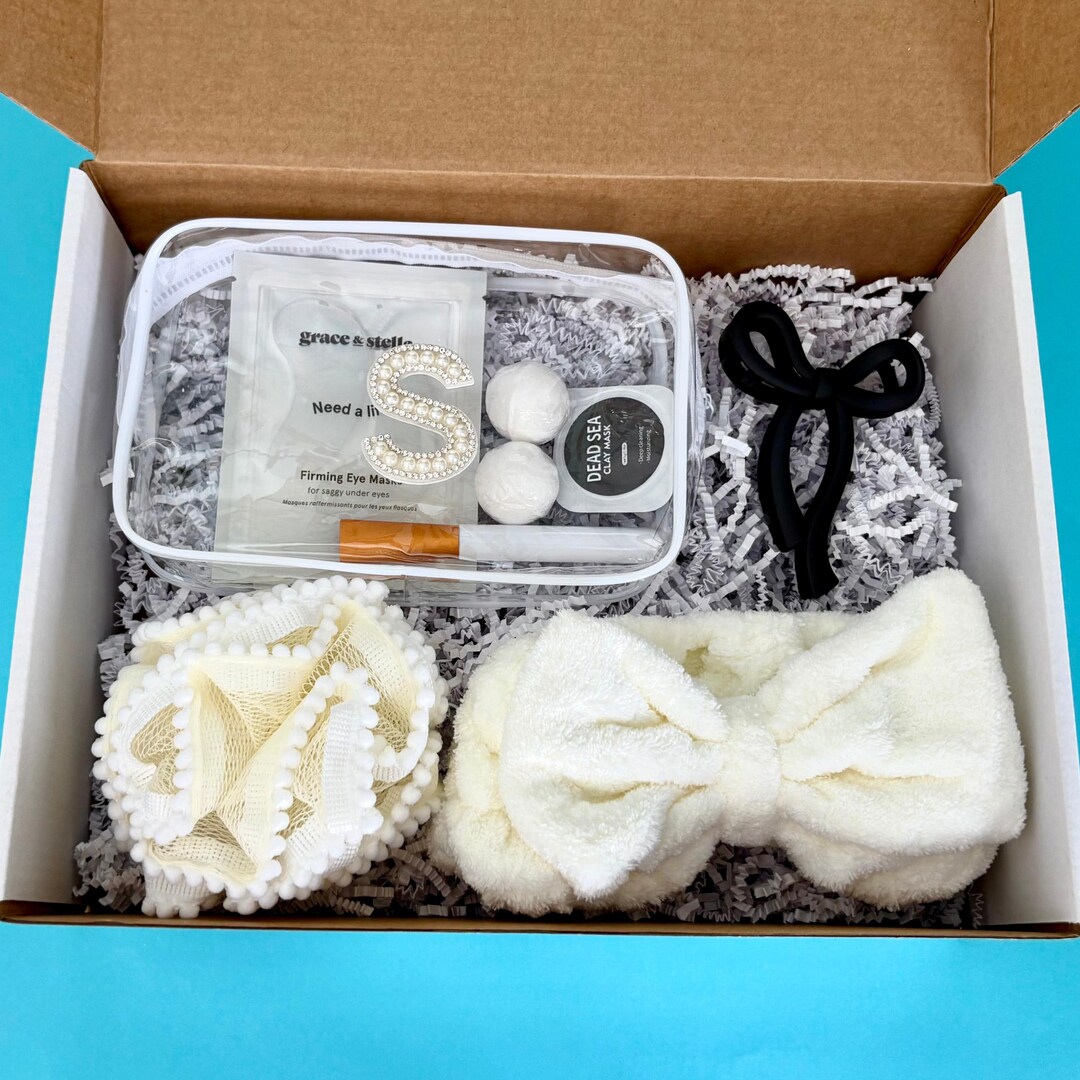 Spa Gift Box Self Care Gift Box Spa Gift Basket Bride Gift Box ...
