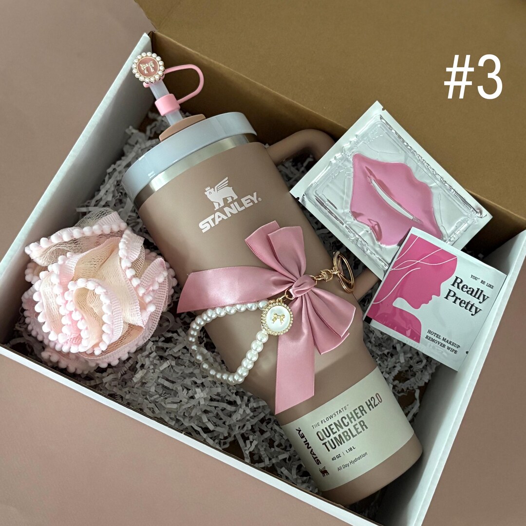 Tumbler Gift Set Mothers Day Gift Basket Mom Birthday Gift Box for Her ...