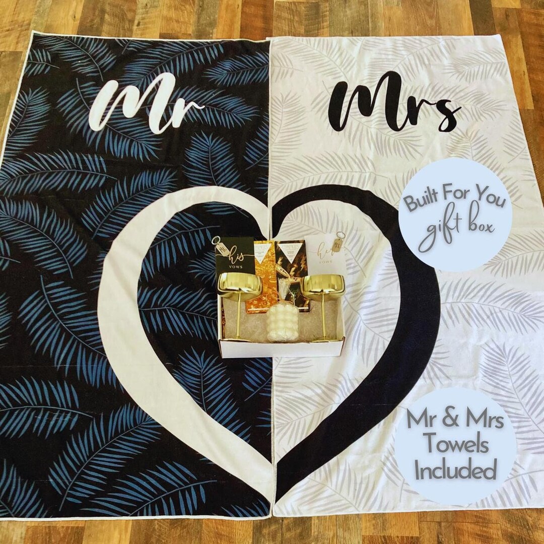 Custom Wedding Gift Box Couple Gift Basket Anniversary Gift Box ...