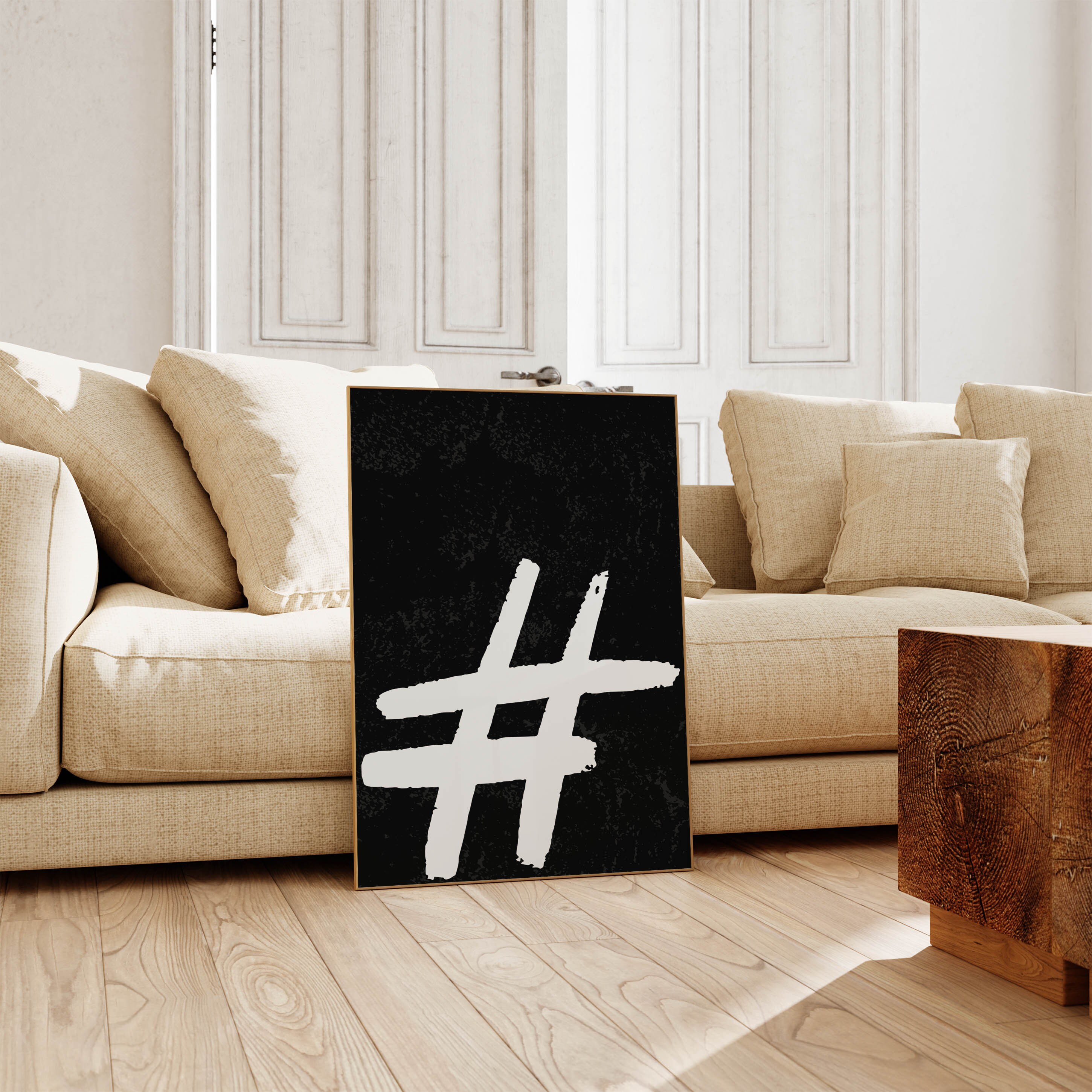 Hashtag Wall Art | Trendy Printable Art | Eclectic Wall Art | Funky ...